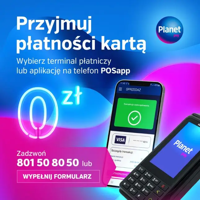 Terminal płatniczy oraz aplikacja POSapp od PLANET PAY - Bank ...